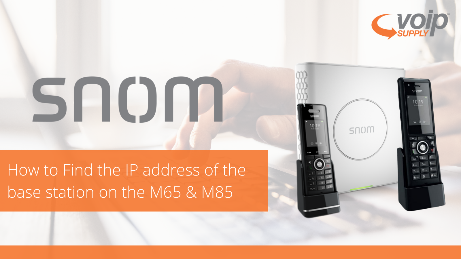How To Find The IP Address of the Base Station on the Snom M65 & M85 ...