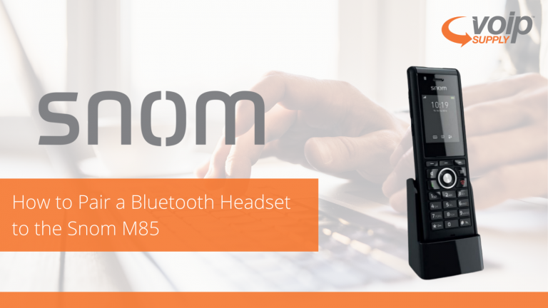 How to Pair a Bluetooth Headset to the Snom M85 DECT Phone - VoIP Insider