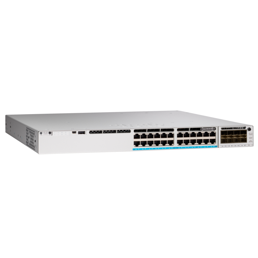 Cisco Meraki Catalyst 9300 24-Port mGbE UPoE Switch C9300-24UX-M - VoIP ...
