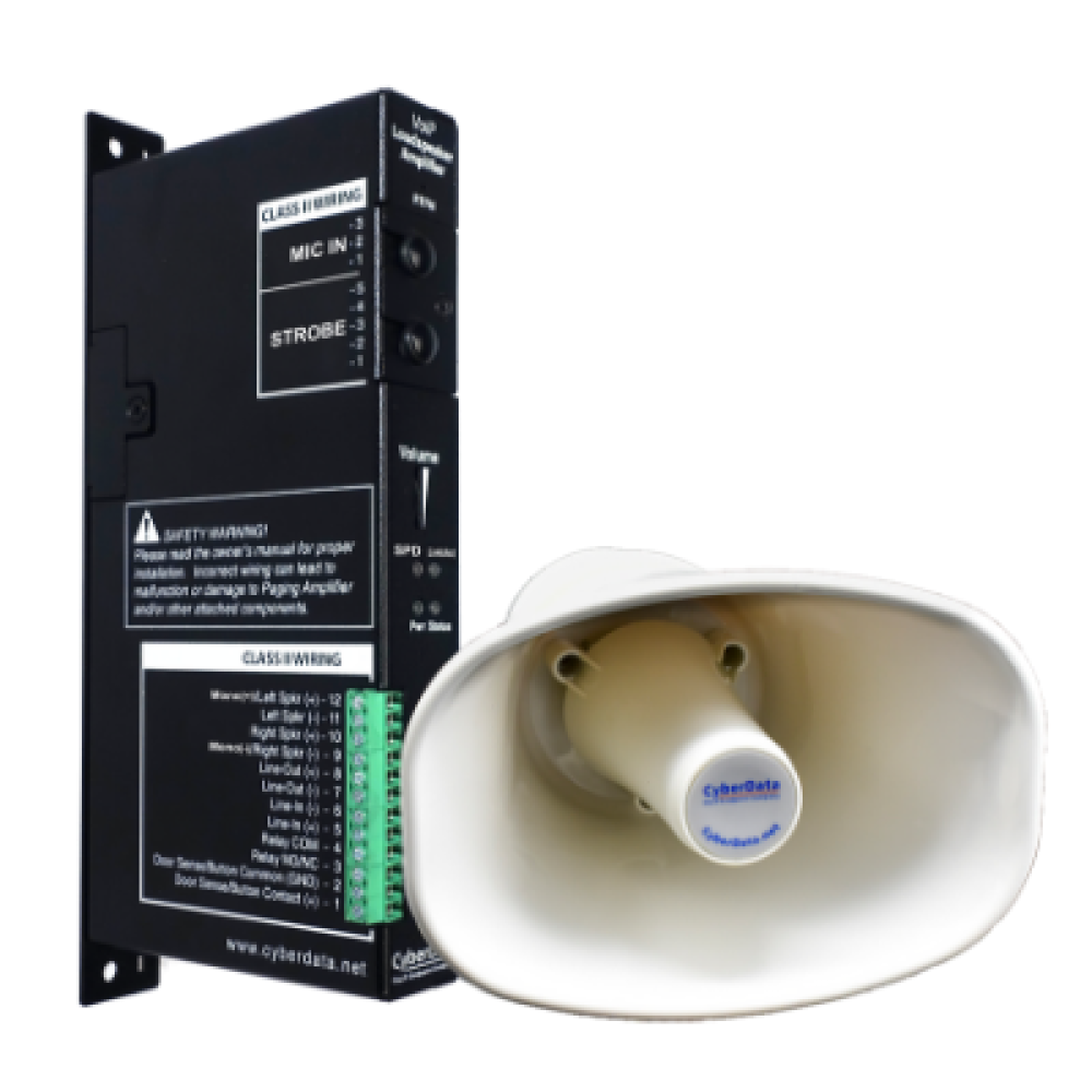 CyberData SIP-enabled Paging Amplifier 011324 - VoIP Supply