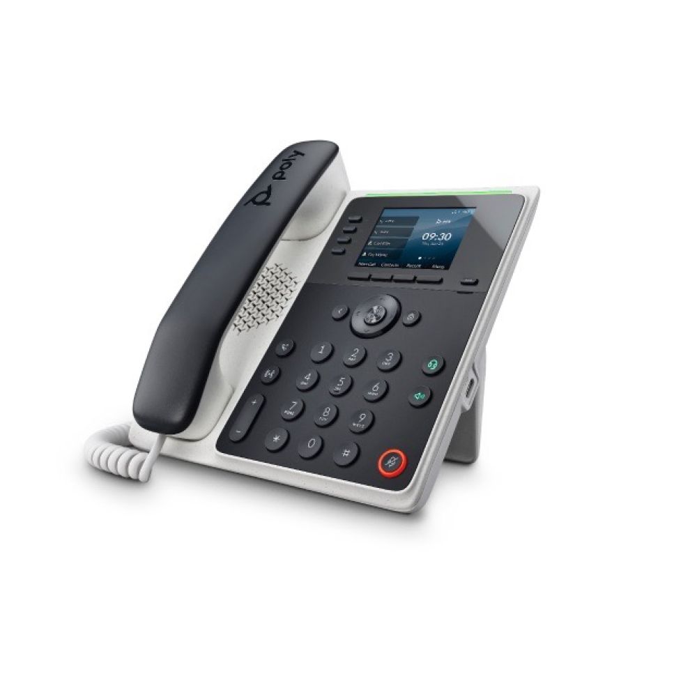 Poly Edge E220 IP Desk Phone With NA Power Supply 89B50AA#ABA - VoIP Supply