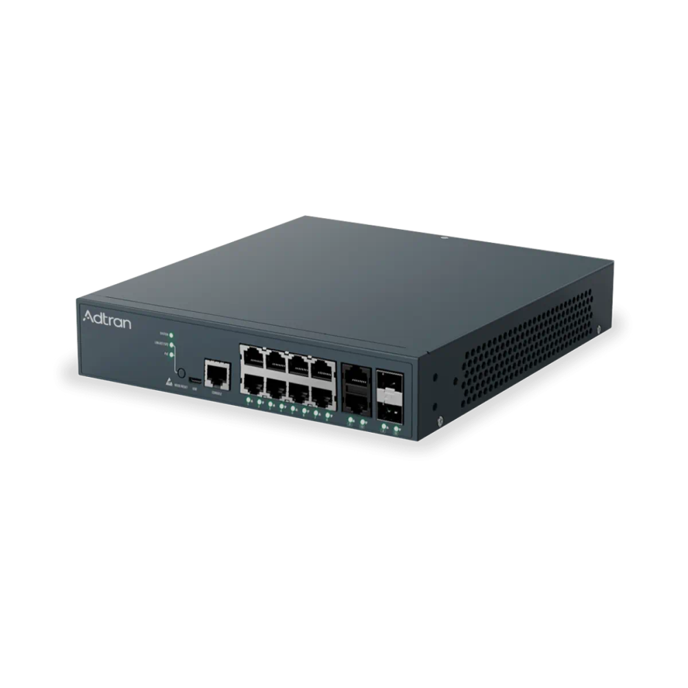 Adtran NetVanta 1560 8 port Gigabit Ethernet Switch (17108108PF2 ...