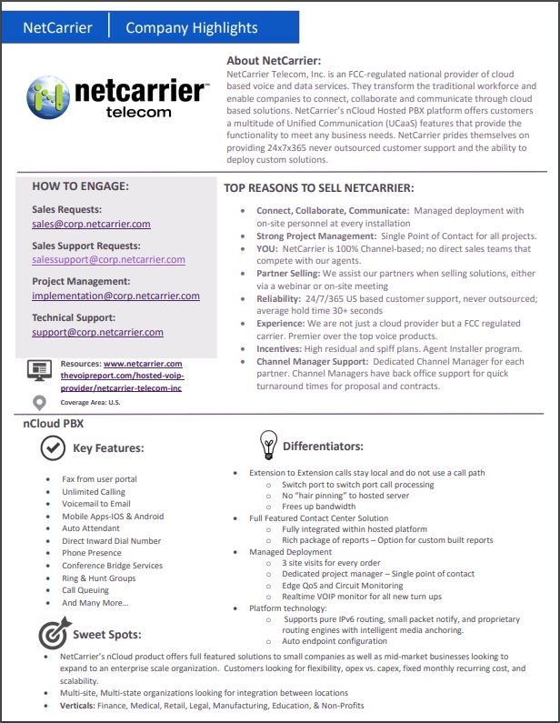netcarrier - VoIP Supply